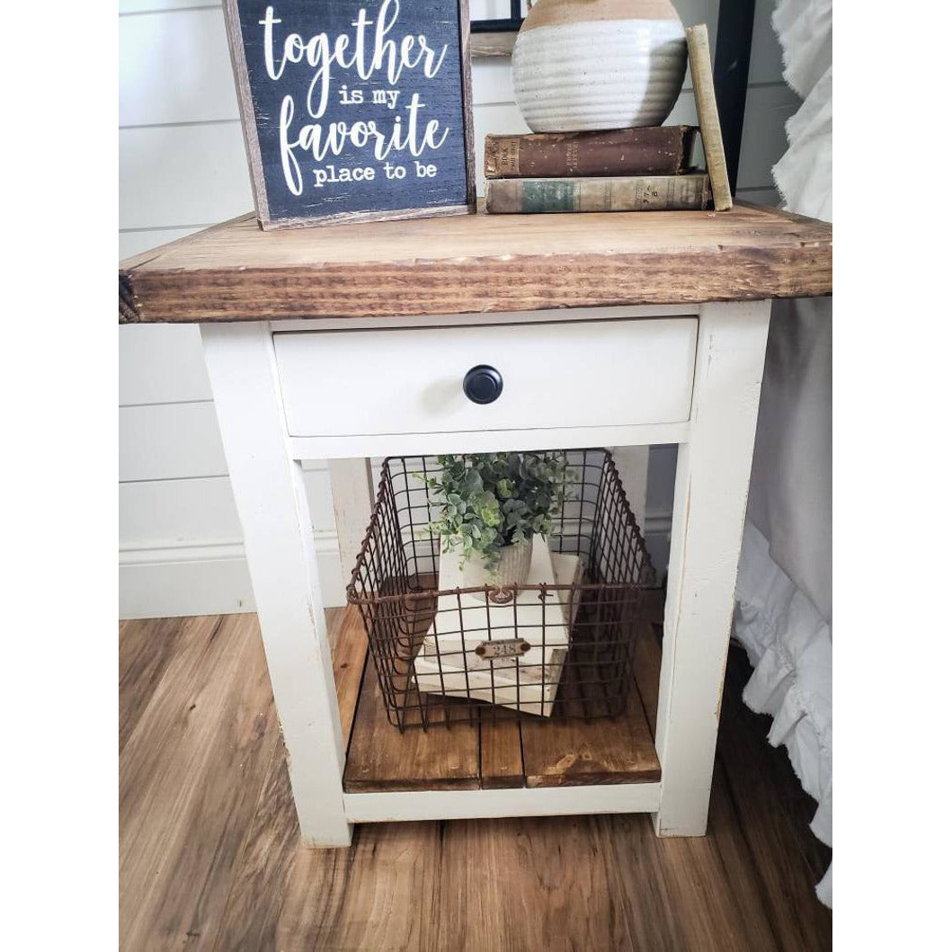 Athena Farmhouse nightstand – Savvy Farmhouse Design Co.