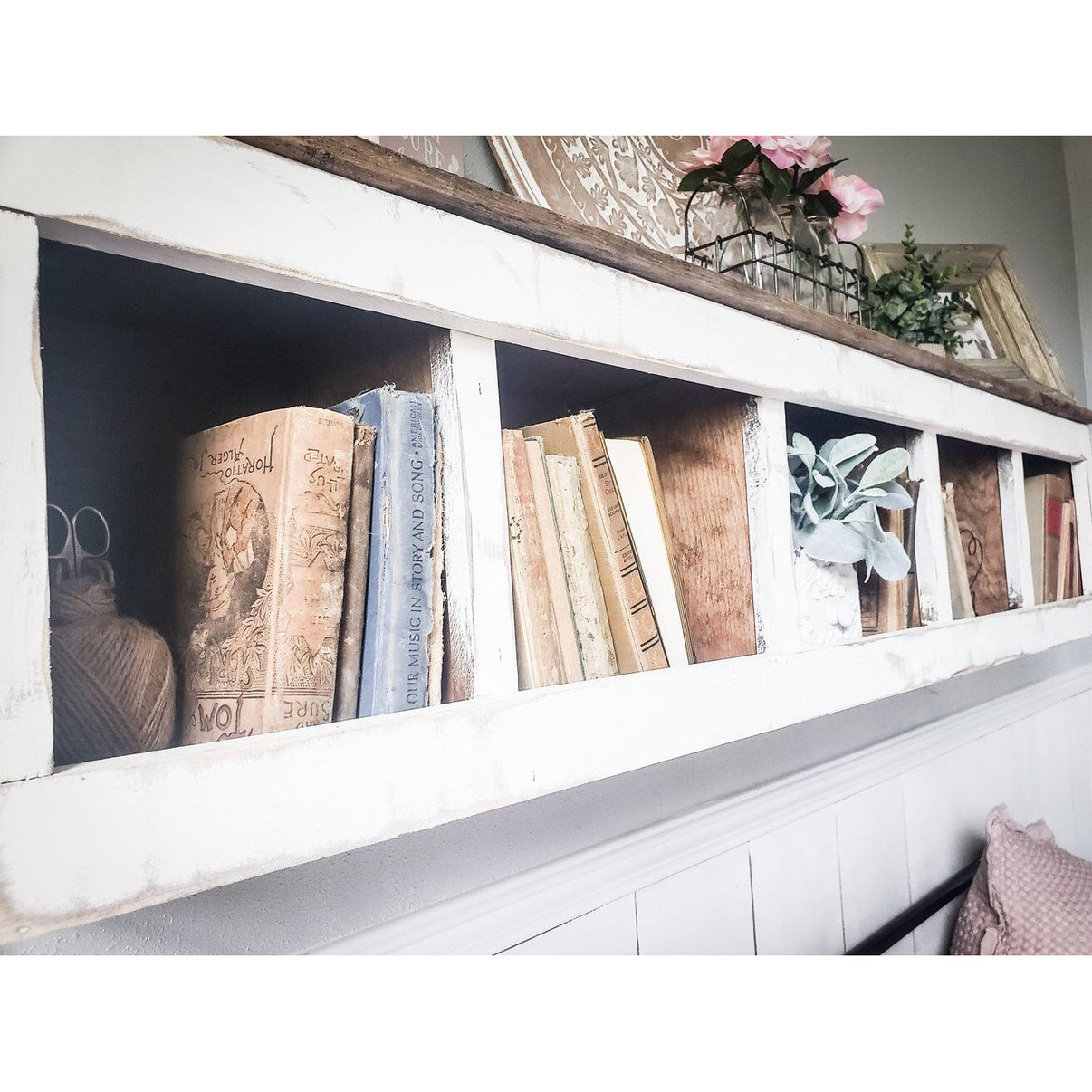 Olivia Galvanized Storage shelf – Savvy Farmhouse Design Co.